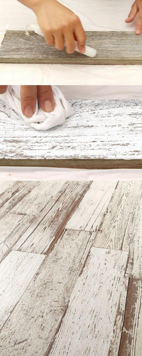 15 DIY Ideas To Distress Wood For Old Look 2017